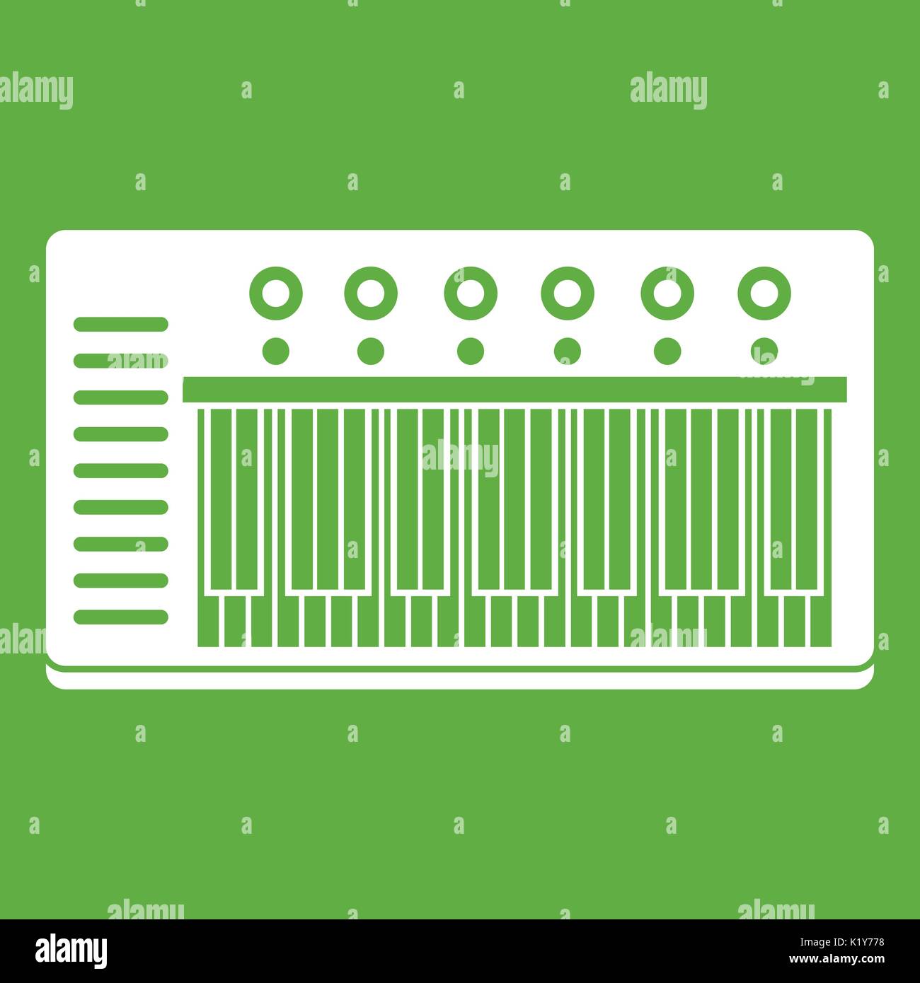 Synthesizer detail Stock Vector Images - Alamy