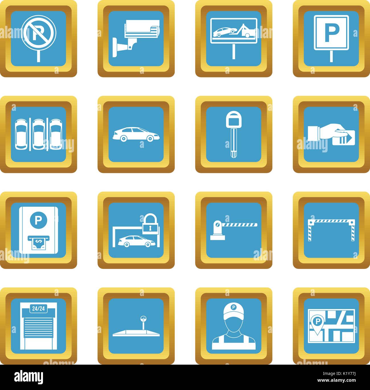 Warden parking ticket Stock Vector Images - Alamy