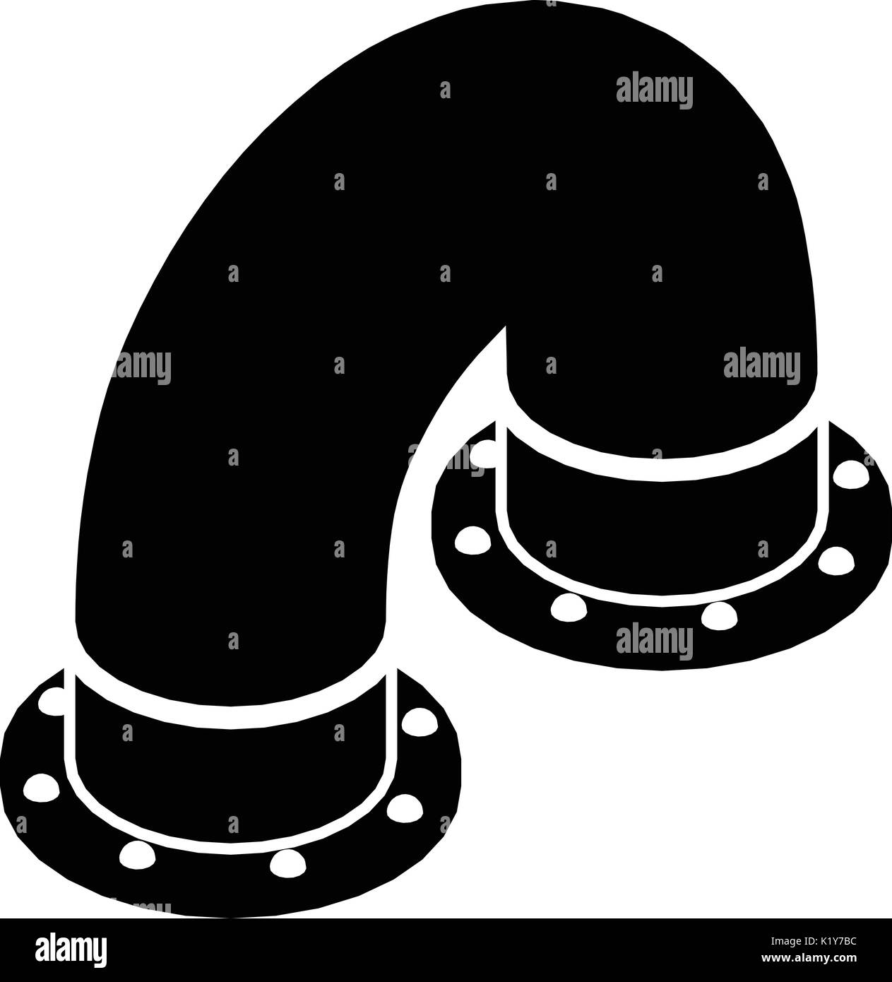 Pipe icon, simple black style Stock Vector Image & Art - Alamy