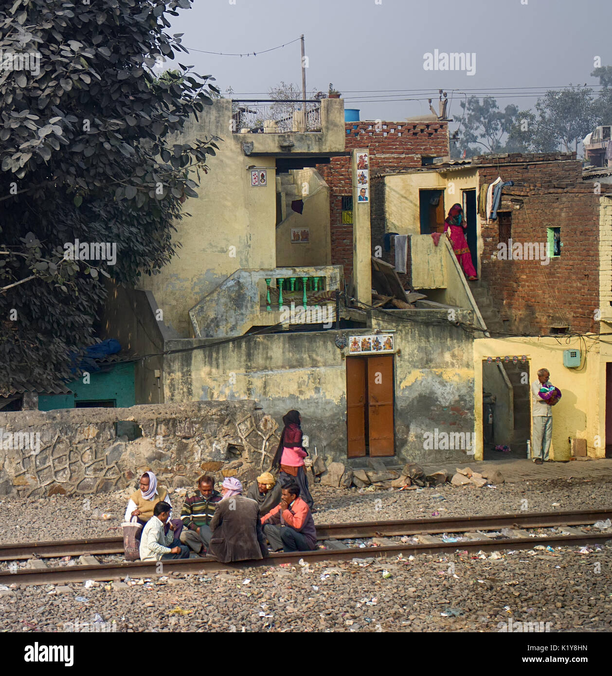 Indian outskirts villages hi-res stock photography and images - Alamy