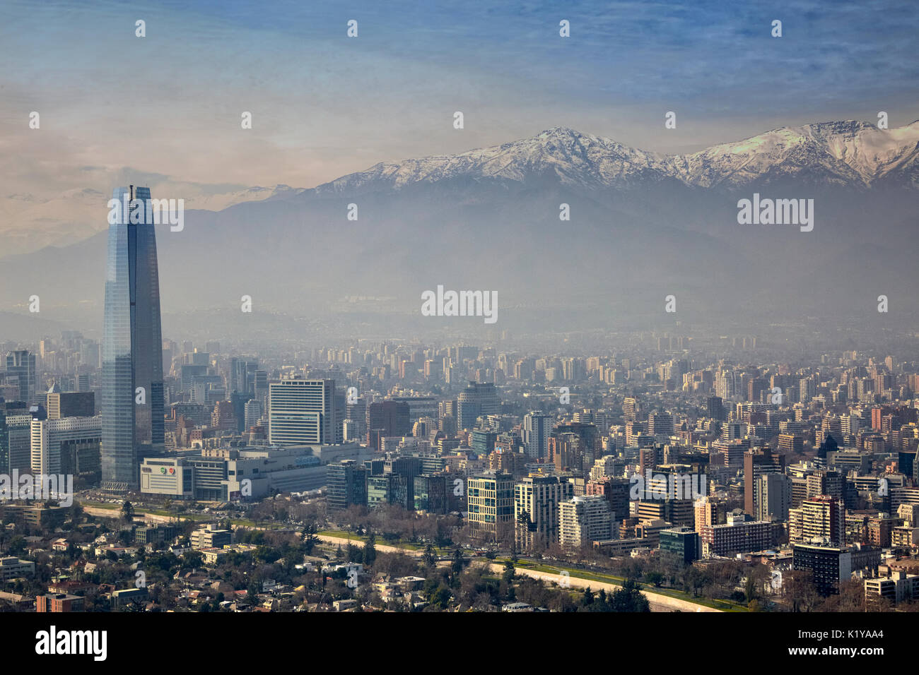 Santiago chile skyline hi-res stock photography and images - Alamy