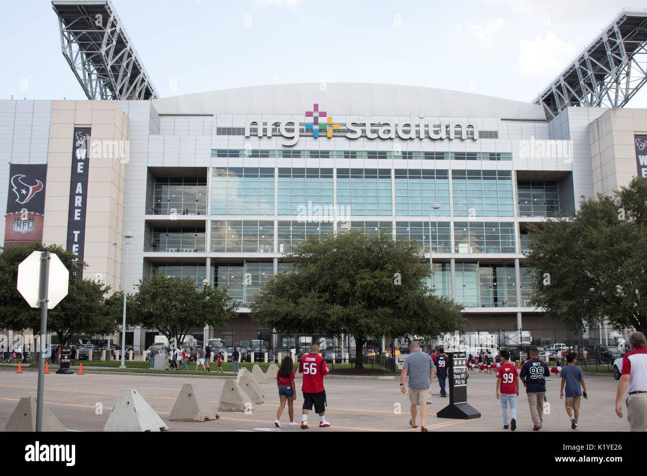 NRG stadium Houston. Exterior view Stock Photo - Alamy