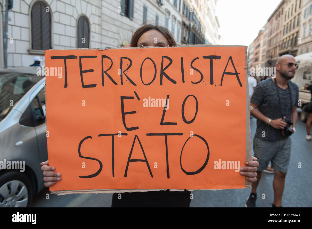 Rome, Italy. 26th Aug, 2017. Migrant's manifestation and Home Movement ...