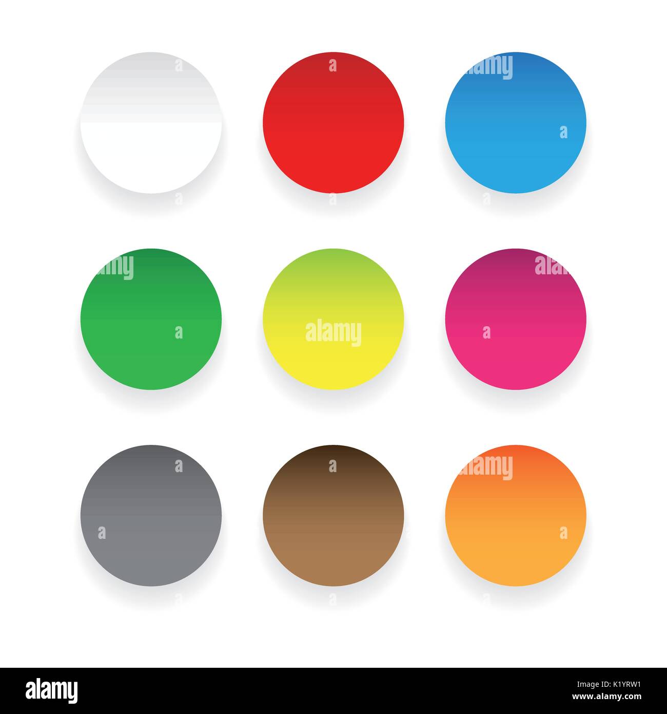 Empty label circle sticker Stock Vector Image & Art - Alamy