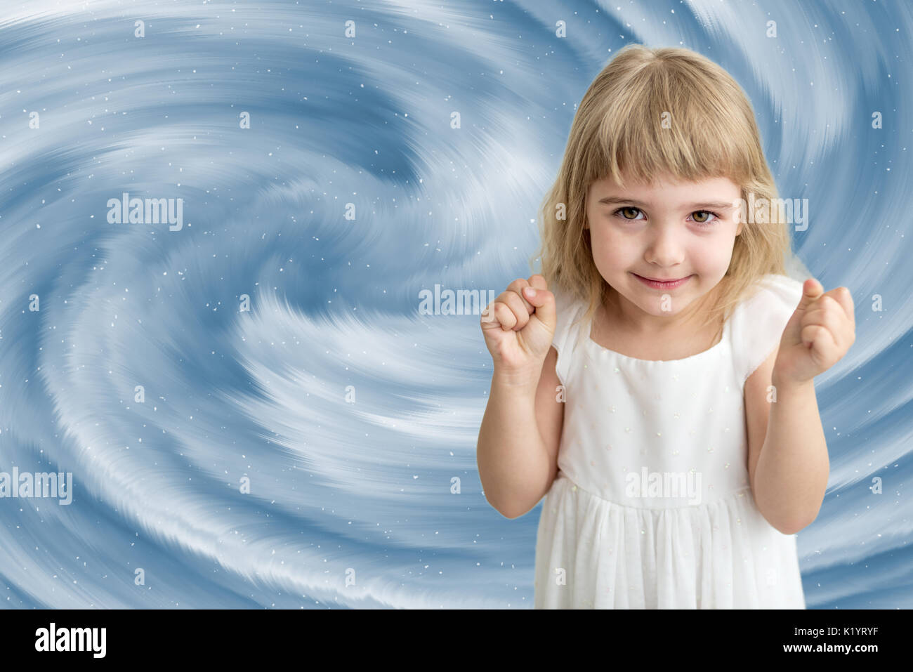 Young girl is freezing, trembling and folding hands Stock Photo - Alamy