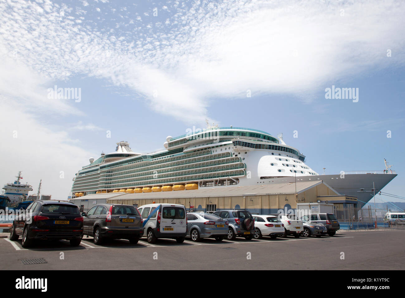 Gibraltar Cruise Terminal at the northern end of the Western Arm of the ...