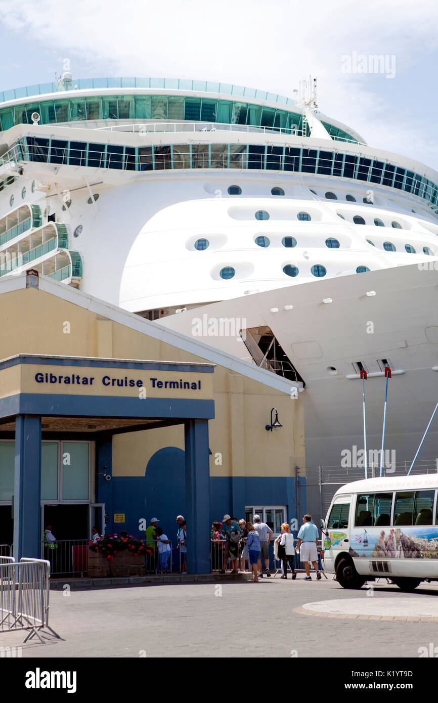 Gibraltar Cruise Terminal at the northern end of the Western Arm of the ...