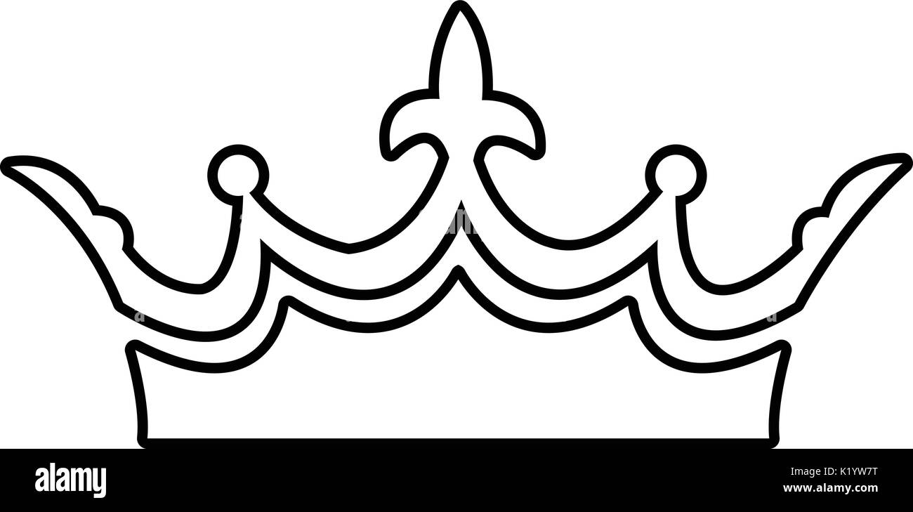 Medieval Crown Icon Outline Line Style Stock Vector Image And Art Alamy