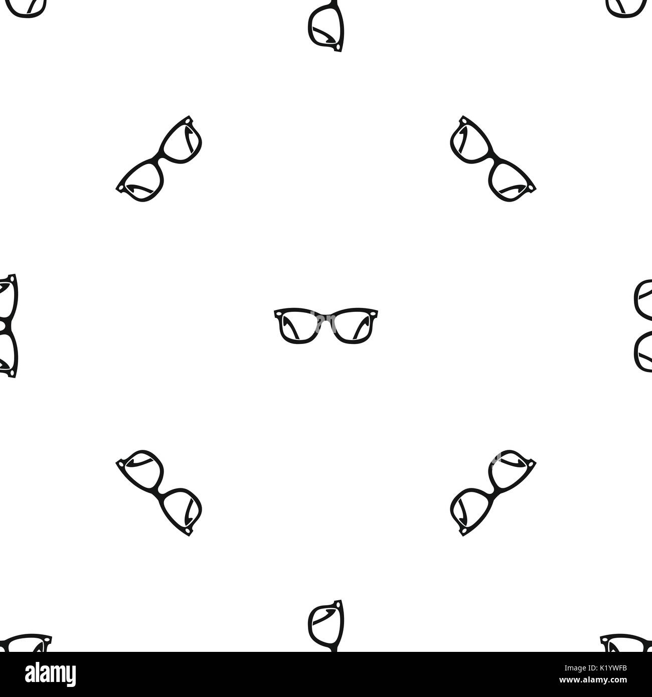 Eyeglasses pattern seamless black Stock Vector Image & Art - Alamy