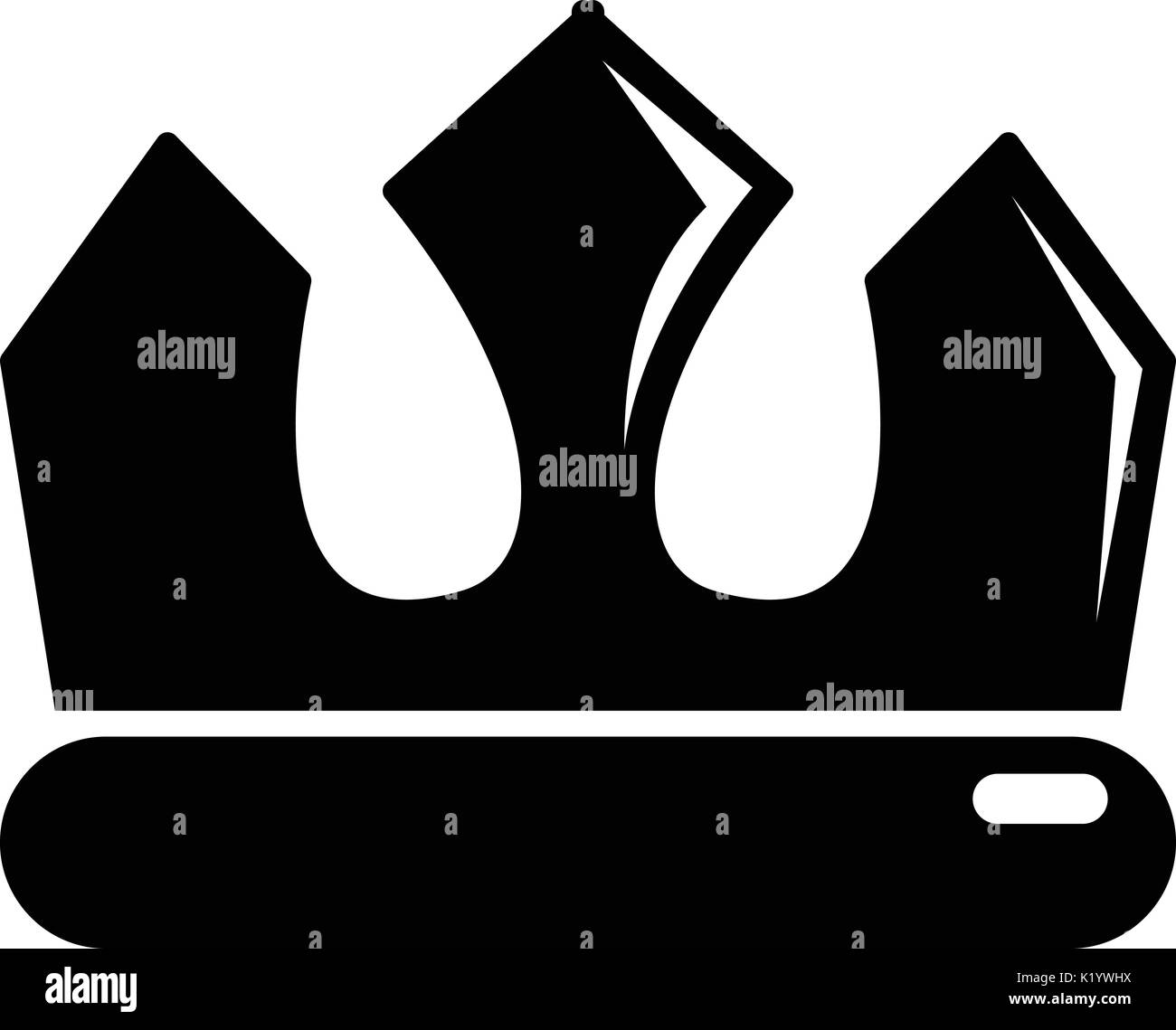 Bronze crown icon, simple black style Stock Vector Image & Art - Alamy