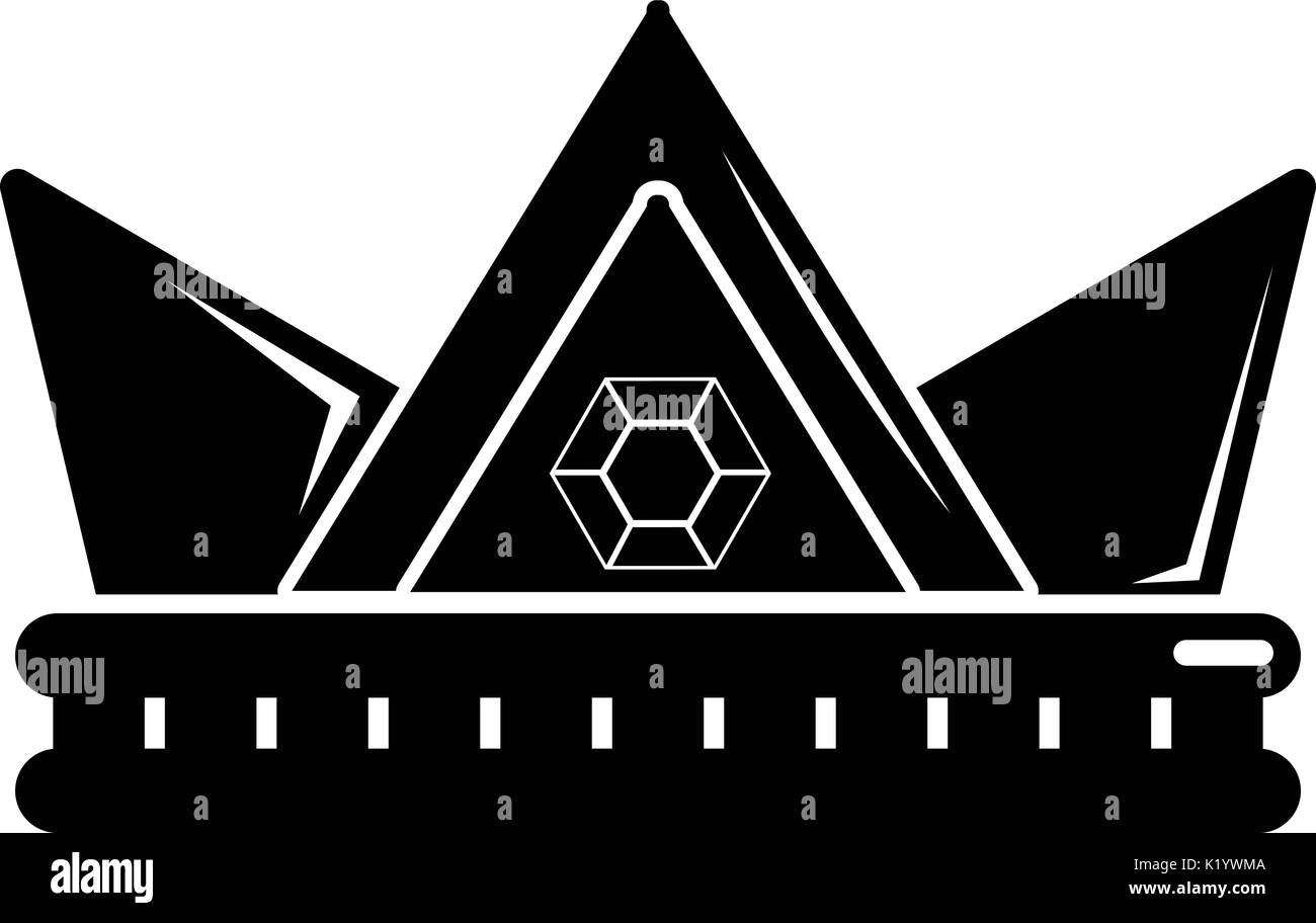 Diamond crown icon, simple black style Stock Vector Image & Art - Alamy