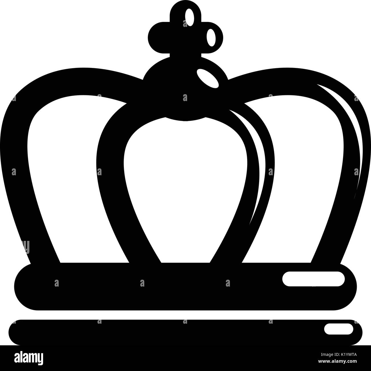 Britain crown icon simple hi-res stock photography and images - Alamy