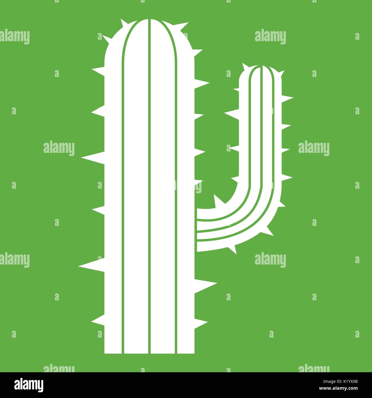 Mexican cactus icon green Stock Vector Image & Art - Alamy