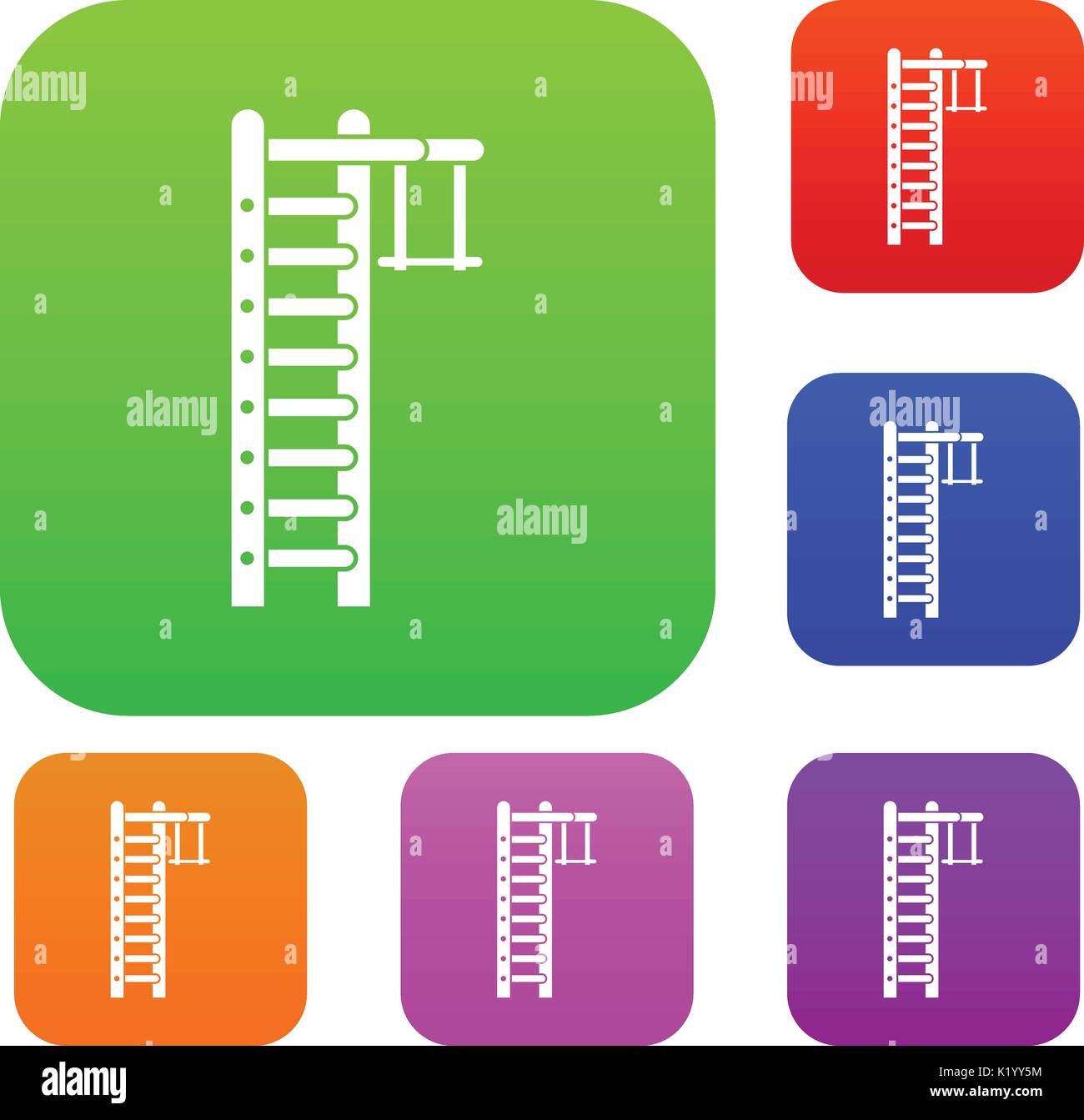 Swedish ladder set collection Stock Vector Image & Art - Alamy