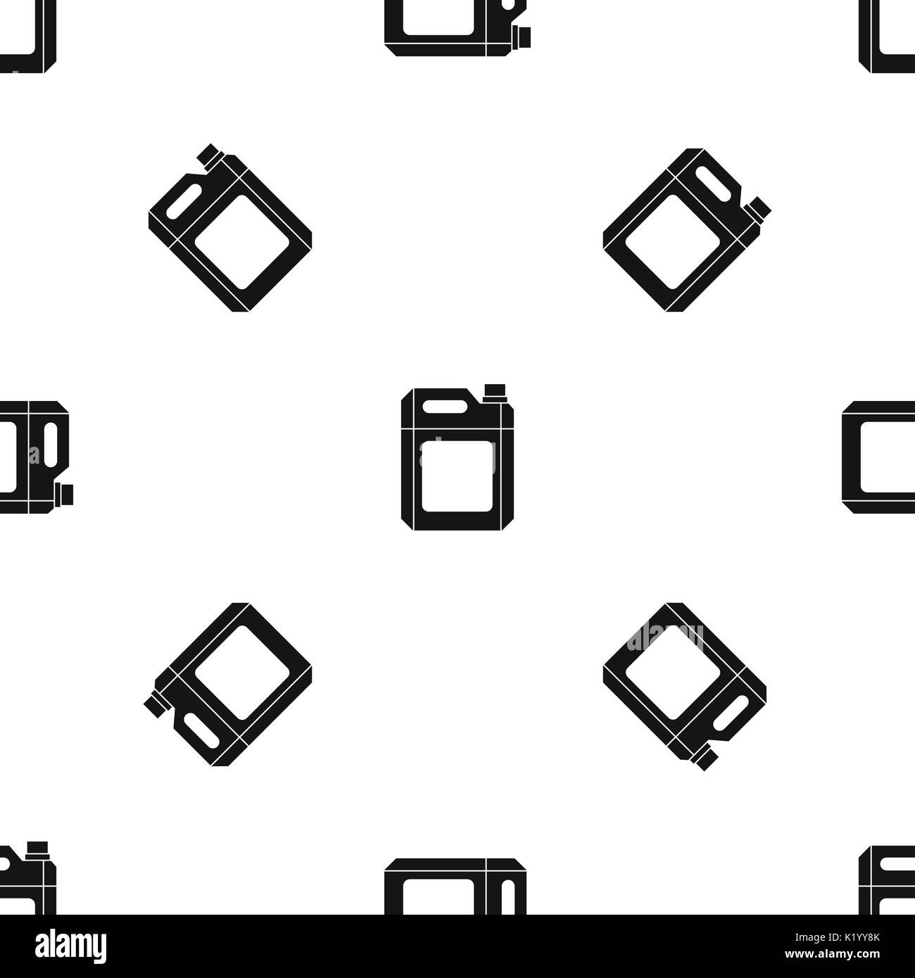 Plastic jerry can pattern seamless black Stock Vector Image & Art - Alamy