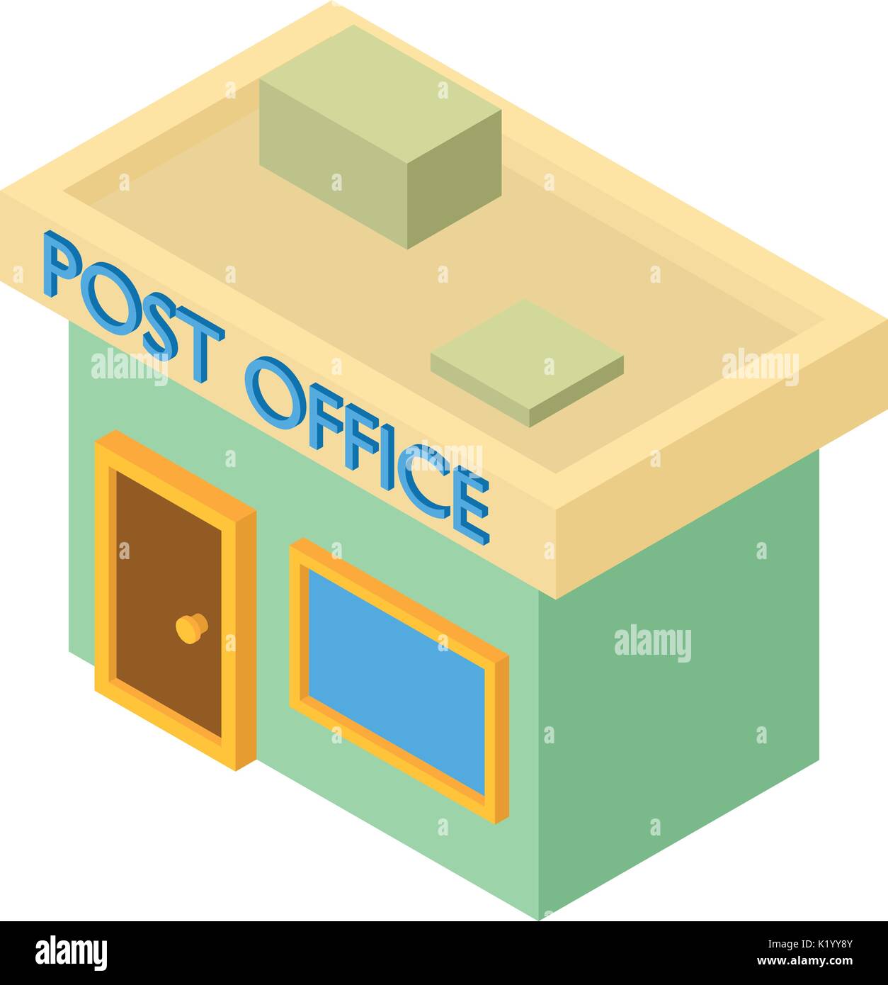 Post office icon, isometric 3d style Stock Vector Image & Art - Alamy