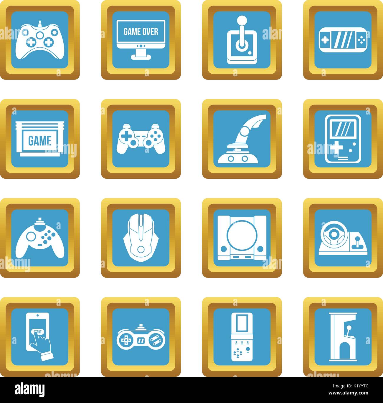 Video game icons hi-res stock photography and images - Alamy