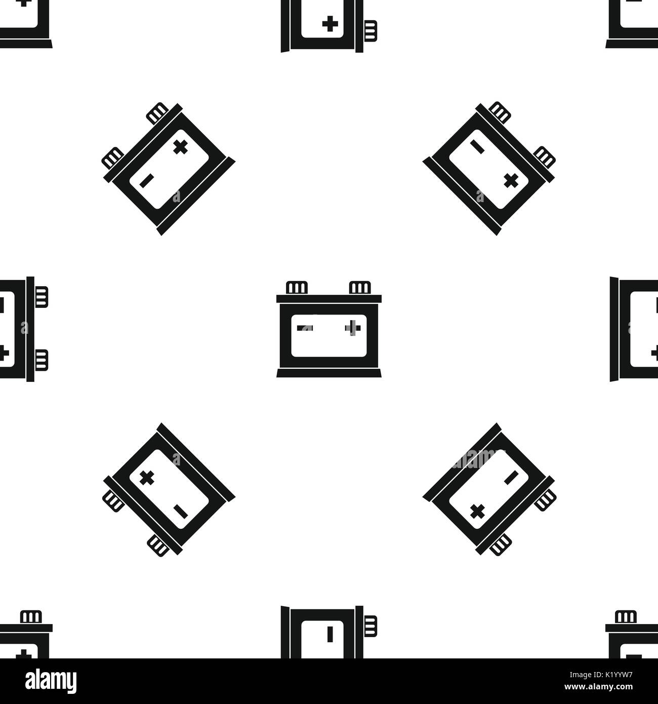 Car battery pattern seamless black Stock Vector Image & Art - Alamy