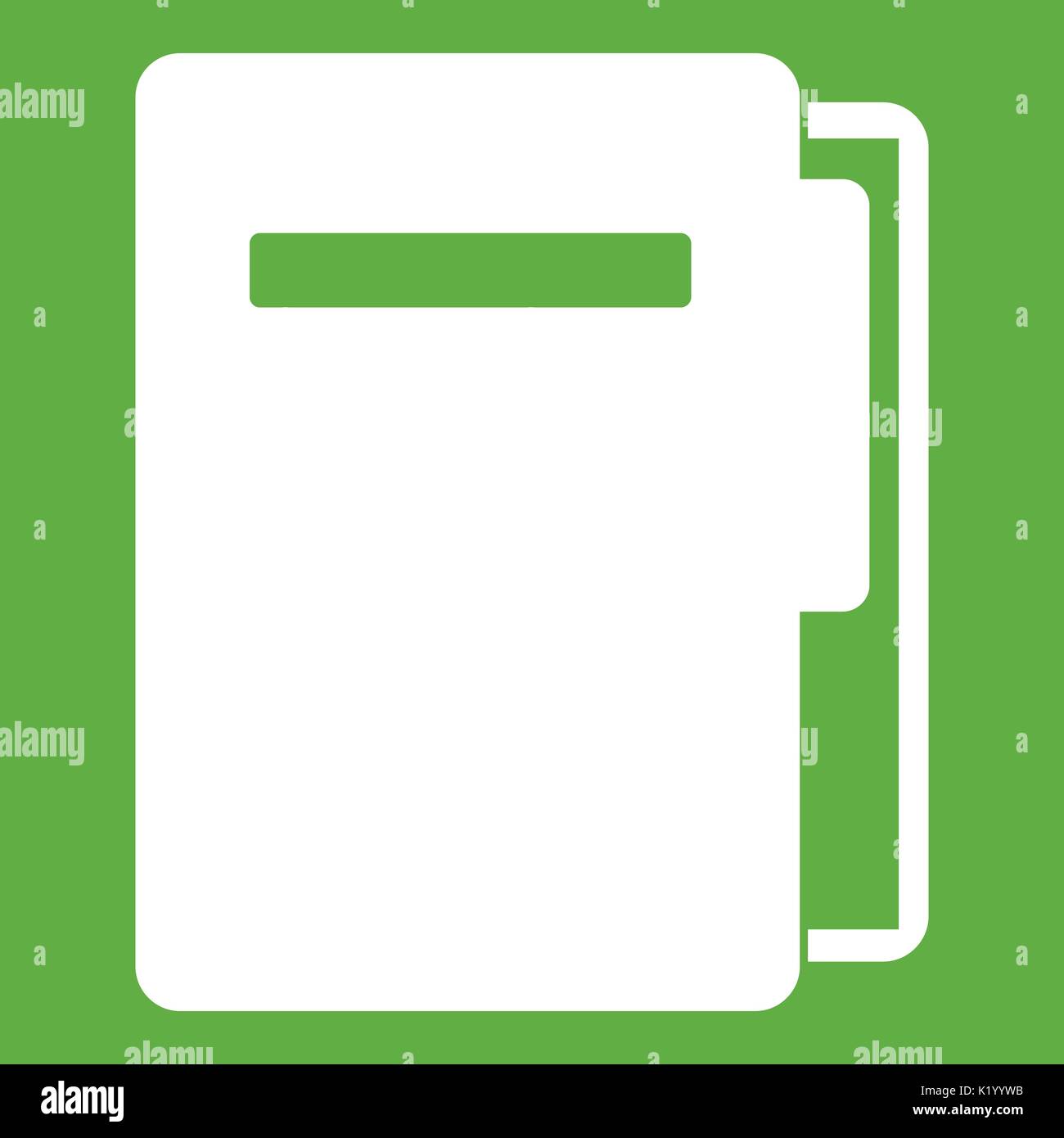 File folder icon green Stock Vector Image & Art - Alamy