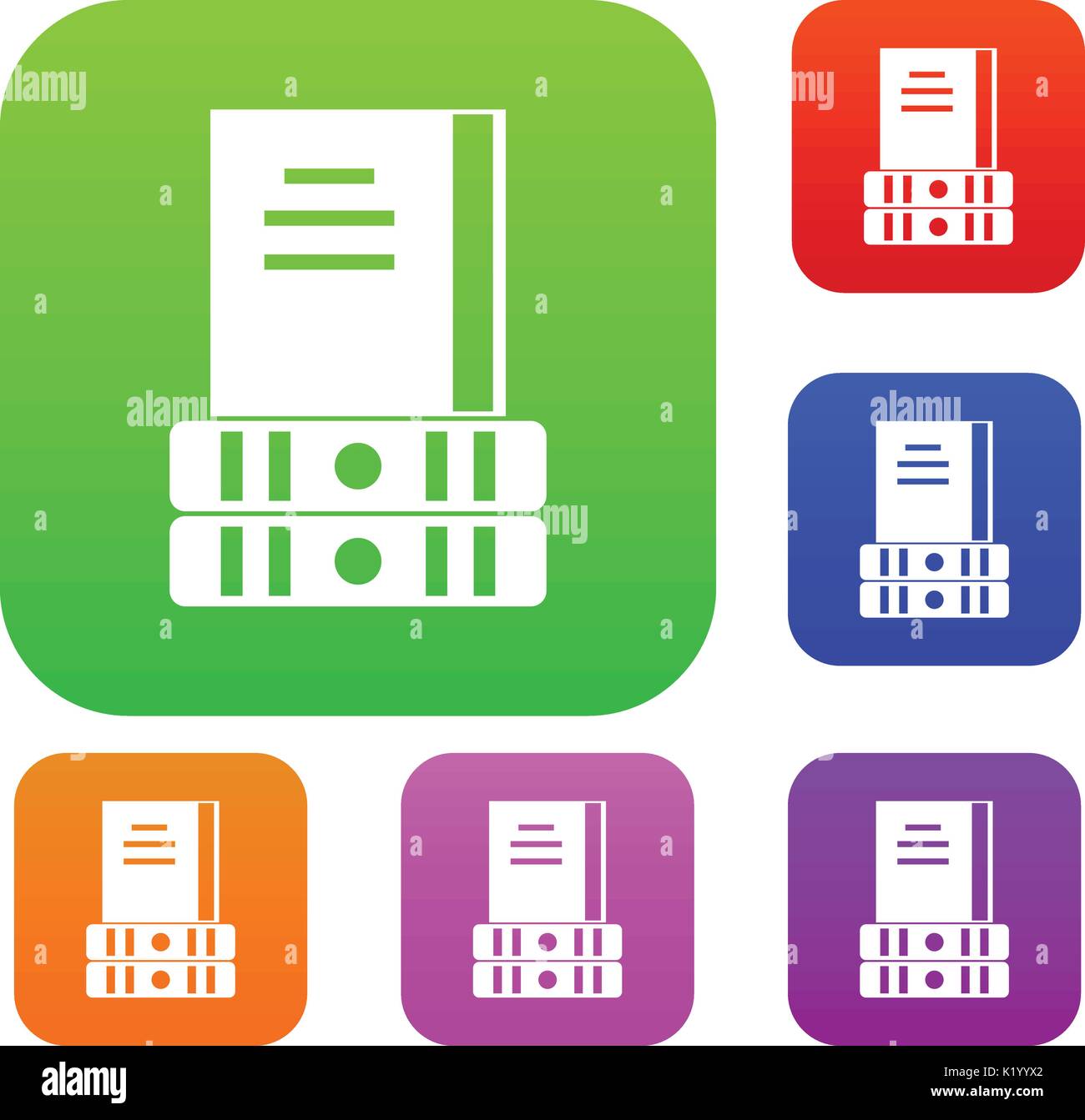 Three books set collection Stock Vector Image & Art - Alamy