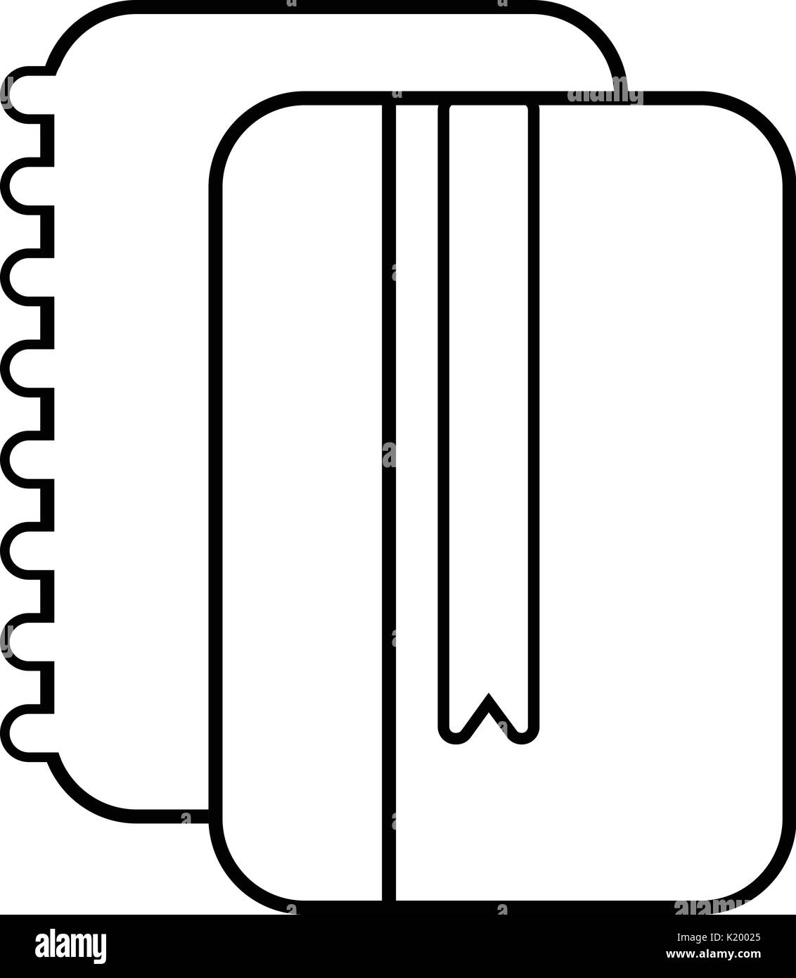 Copy book icon, outline line style Stock Vector Image & Art - Alamy