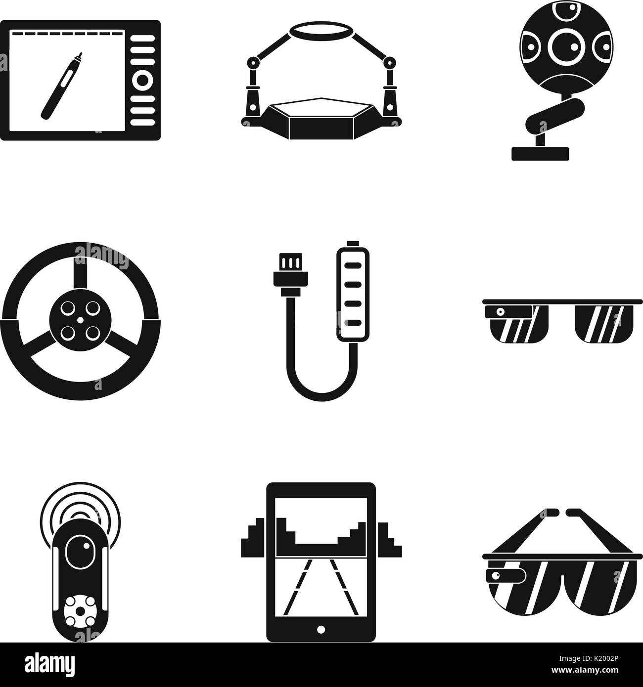 Regulation icons set, simple style Stock Vector Image & Art - Alamy