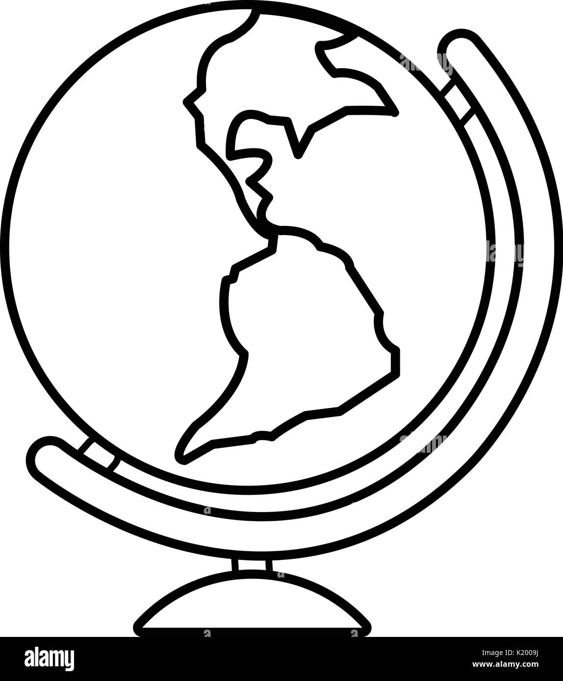 Globe icon, outline line style Stock Vector Image & Art - Alamy Globe icon, outline line style Stock Vector Image & Art - Alamy
