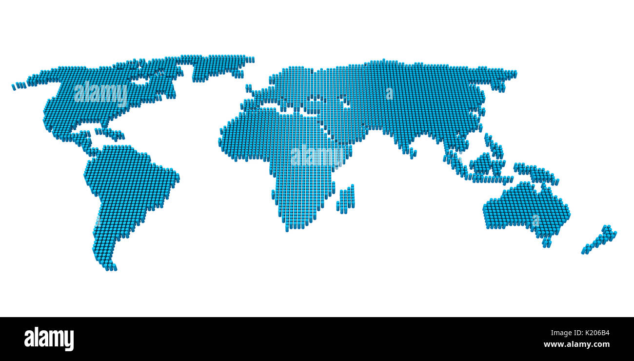 Pixel map hi-res stock photography and images - Alamy