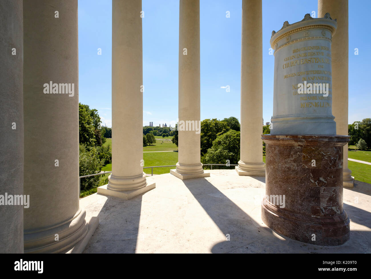 Monopteros, English Garden, Munich, Upper Bavaria, Bavaria, Germany ...