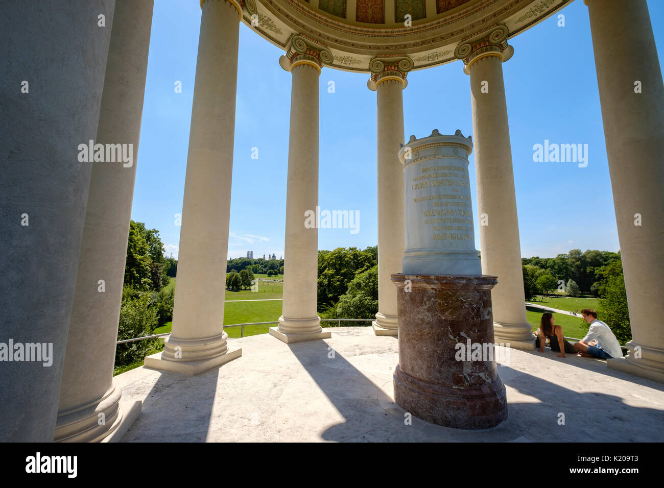 Monopteros, English Garden, Munich, Upper Bavaria, Bavaria, Germany ...