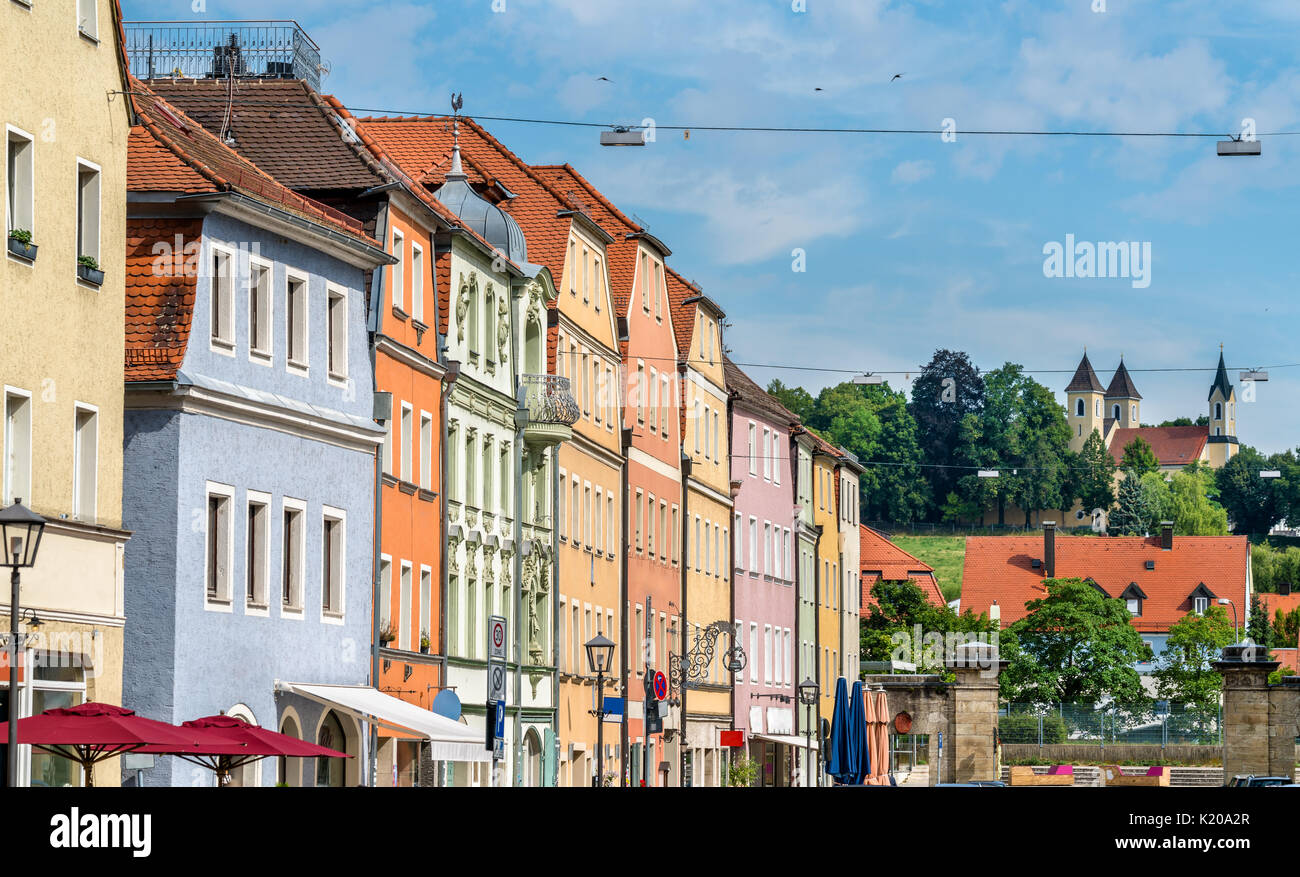 Buildings in the Old Town of Regensburg, Germany Stock Photo - Alamy