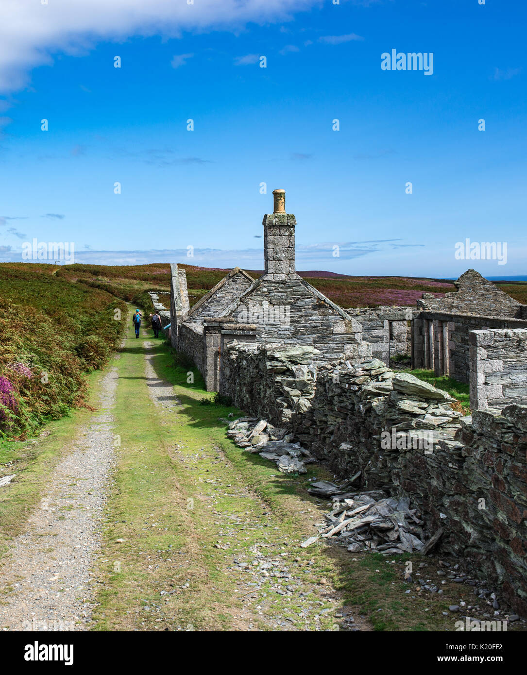 Old Smithy buildings on Calf of Man Stock Photo - Alamy