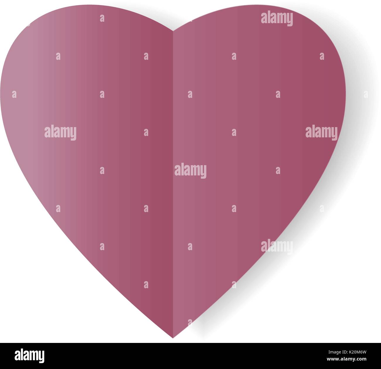 Folded Hearts Background Cut Out Stock Images & Pictures - Alamy