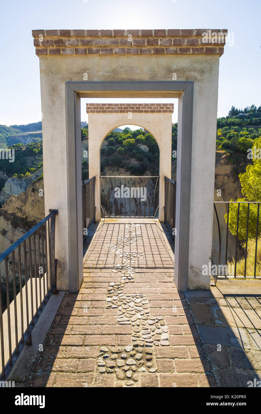 Aliano, Italy - The famous badlands landscape in Basilicata region ...