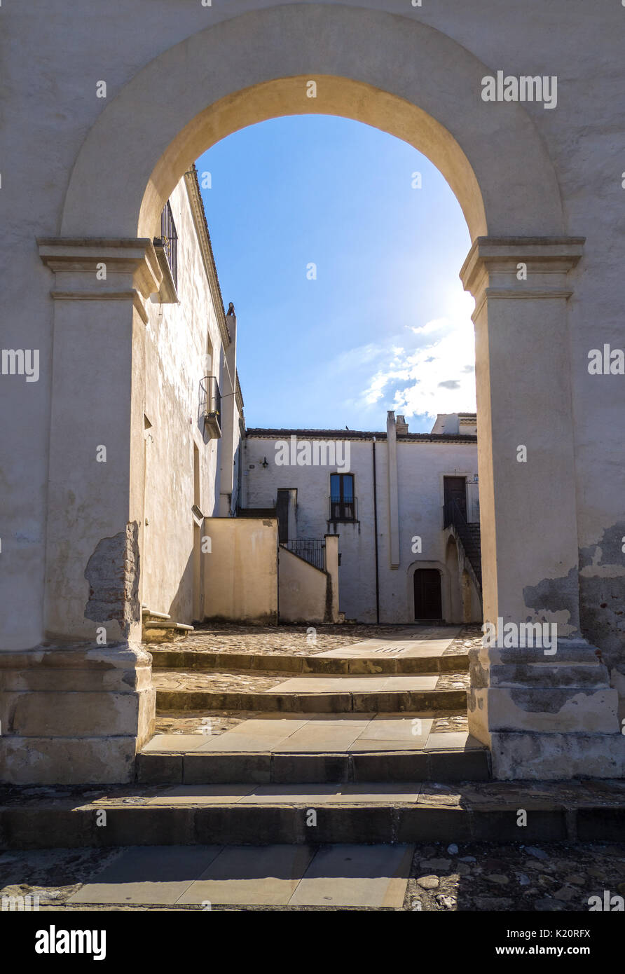 Aliano, Italy - A very small town isolated among the badlands hills of ...