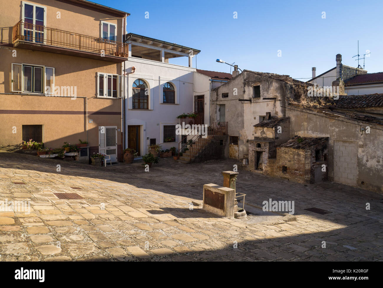 Aliano, Italy - A very small town isolated among the badlands hills of ...