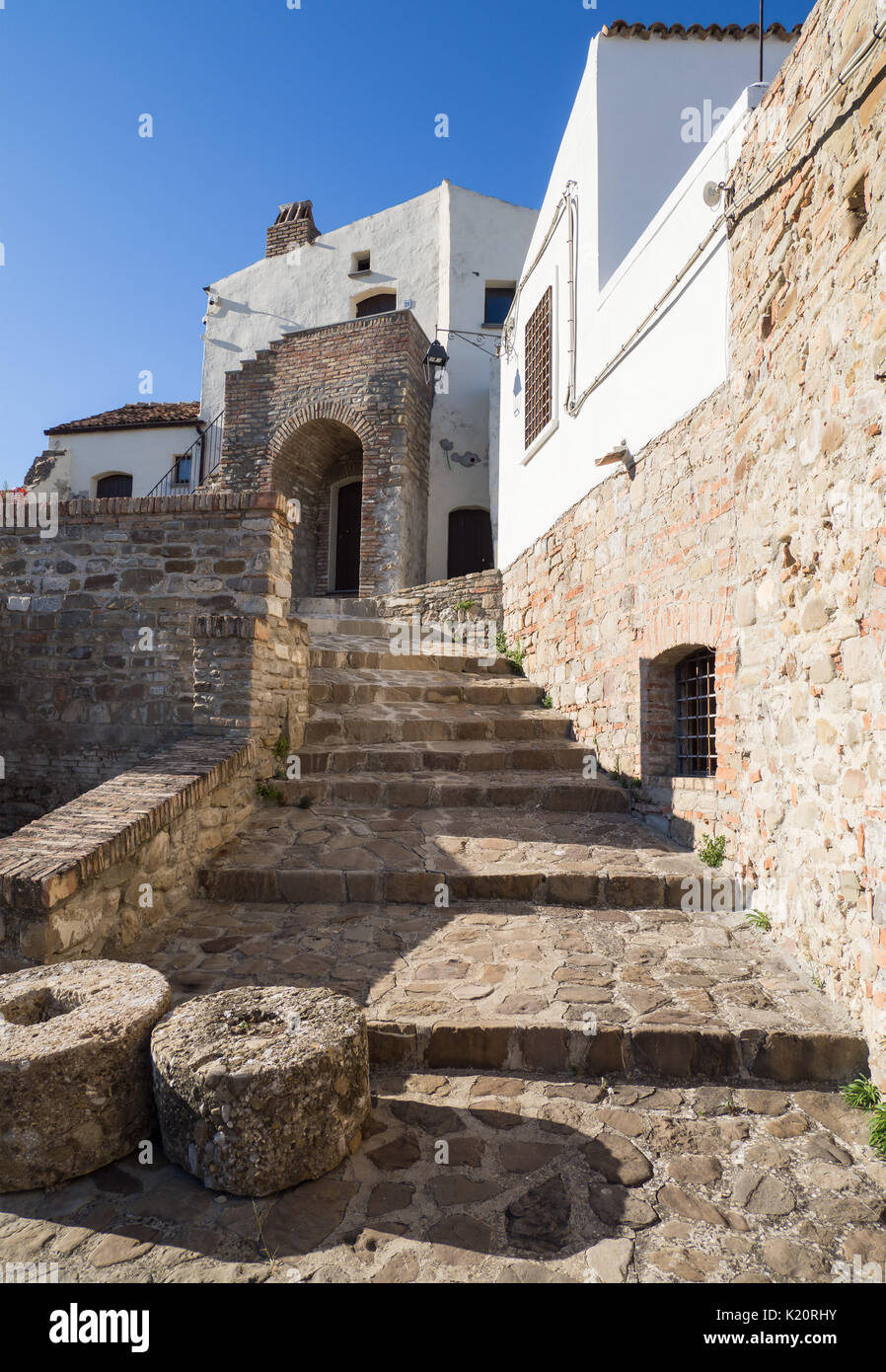 Aliano, Italy - A very small town isolated among the badlands hills of ...