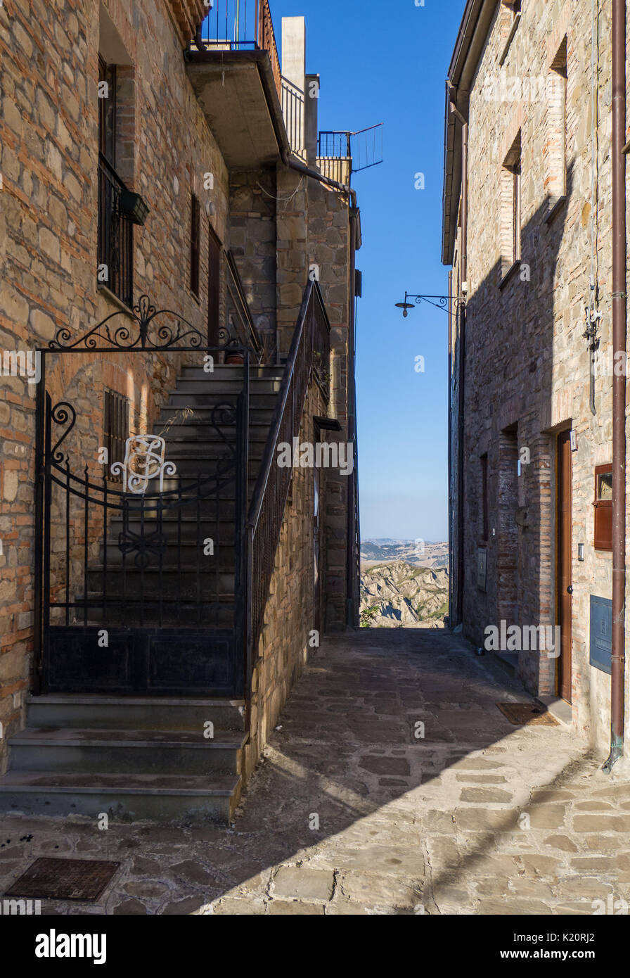 Aliano, Italy - A very small town isolated among the badlands hills of ...