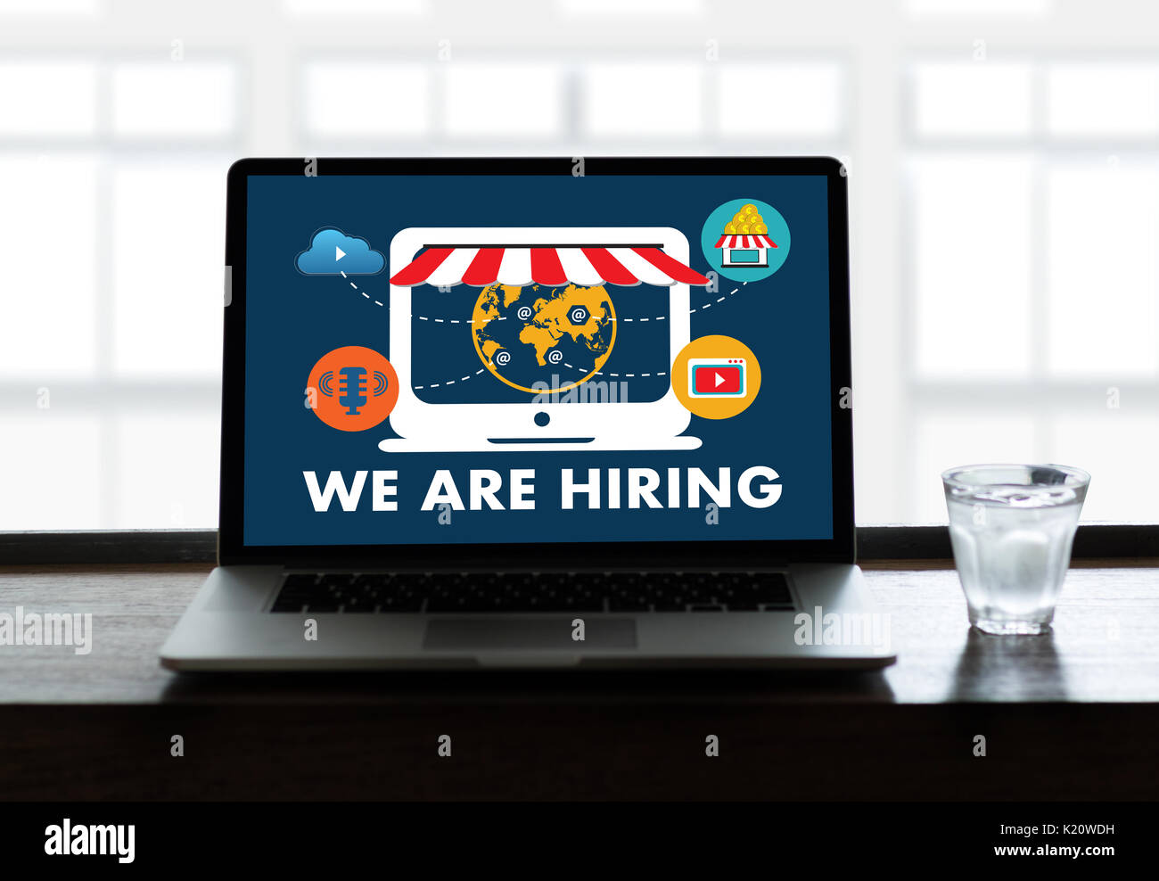 WE ARE HIRING Human Resources Interview professionals working fine Recruitment Job Stock Photo ...