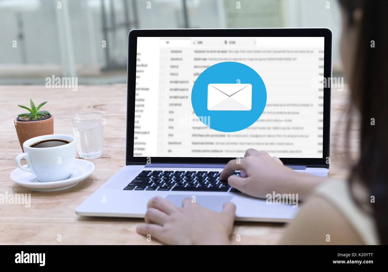 Mail Communication Connection message to mailing contacts phone Global ...
