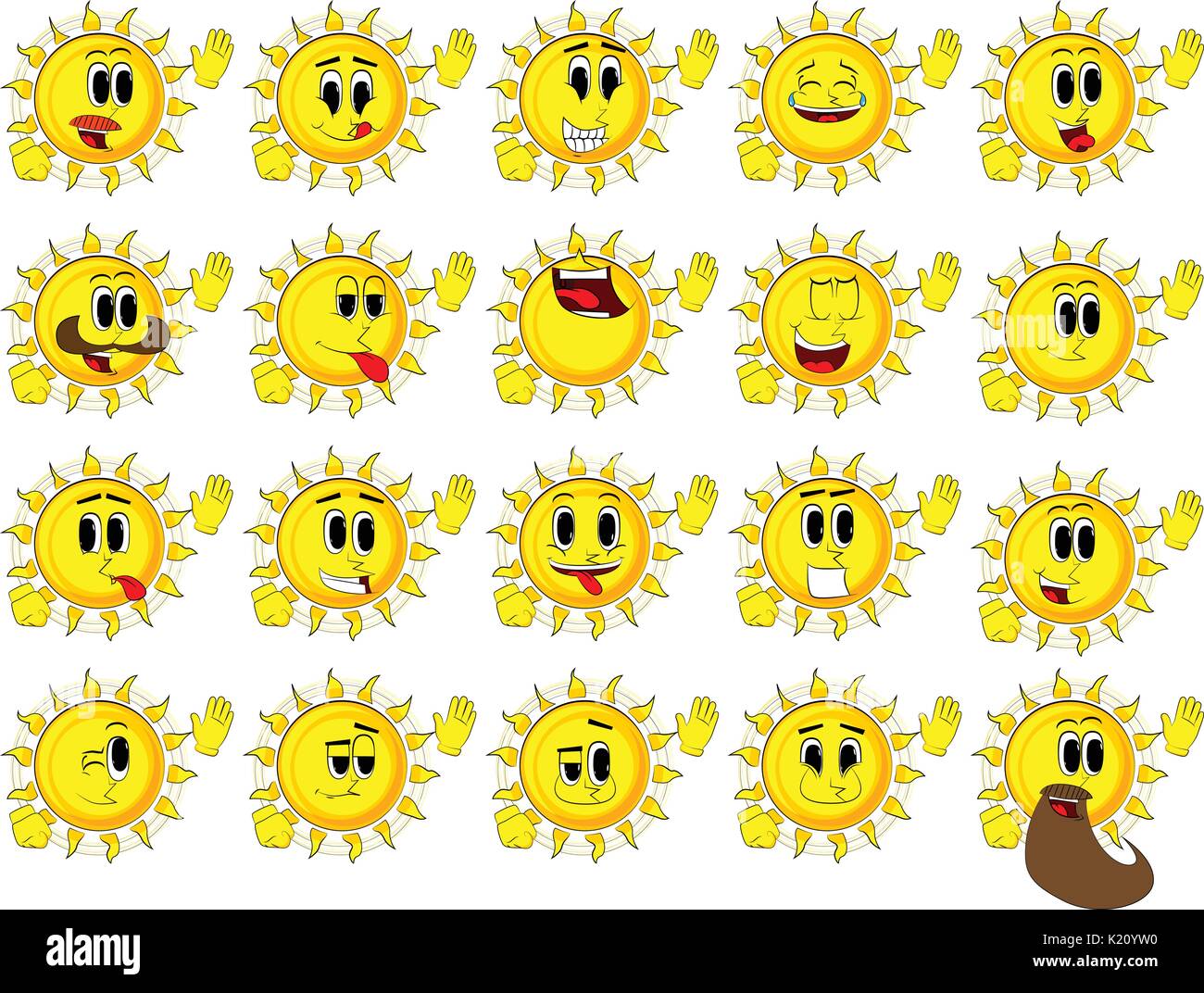 Hands out waving out waving Stock Vector Images - Alamy