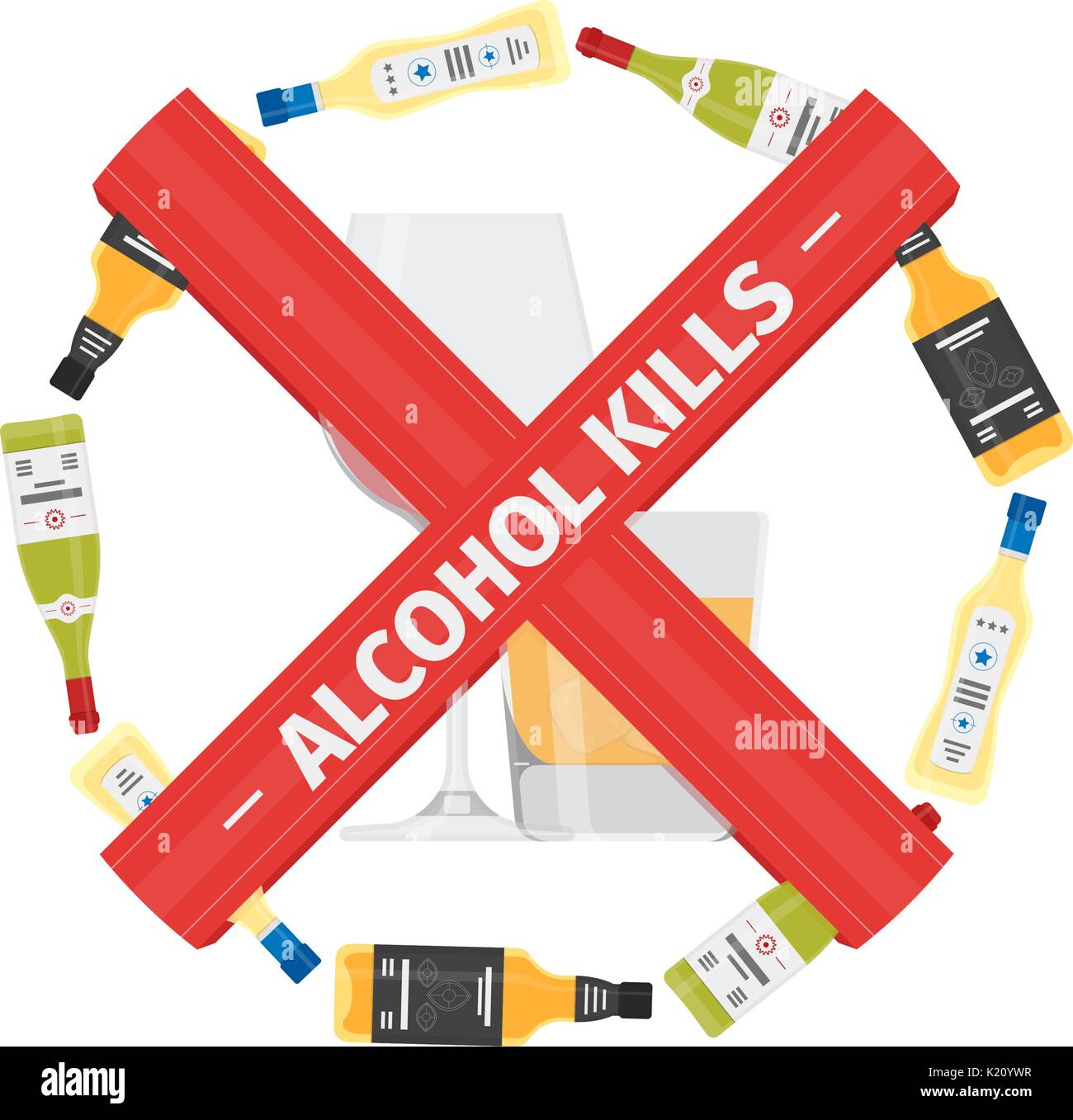 Illustration Cartoon Whisky Bottle Glass High Resolution Stock ...