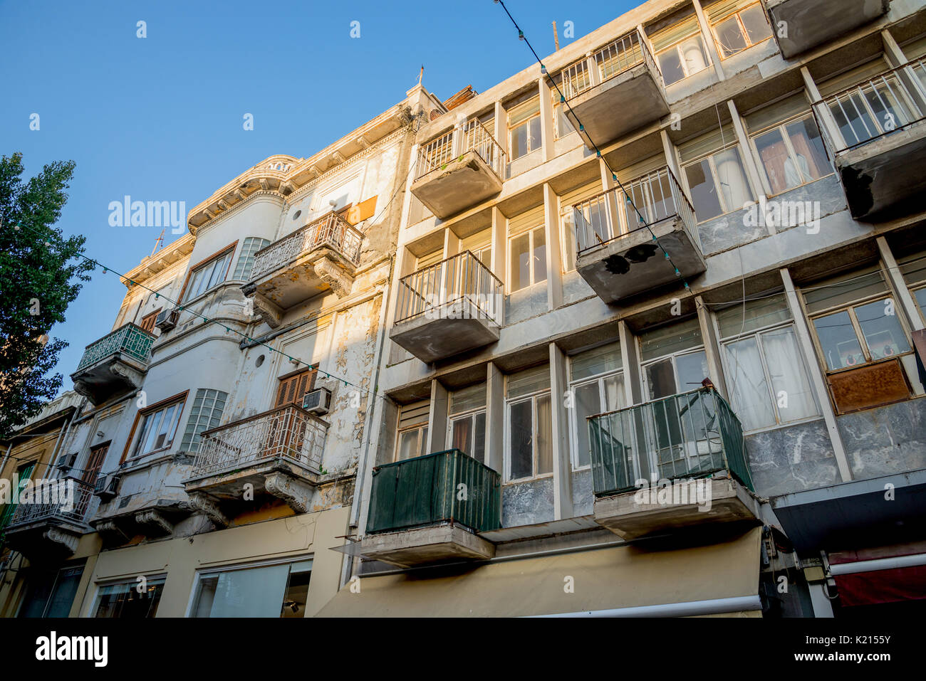 A residential house with balconies in Ledras walking street, Nicosia ...