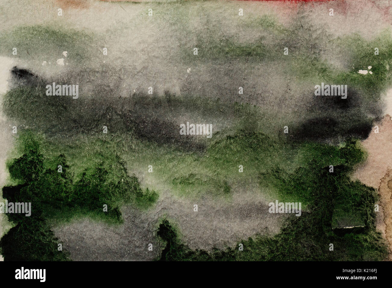 Black green watercolor background. Element of design. Color gradient ...