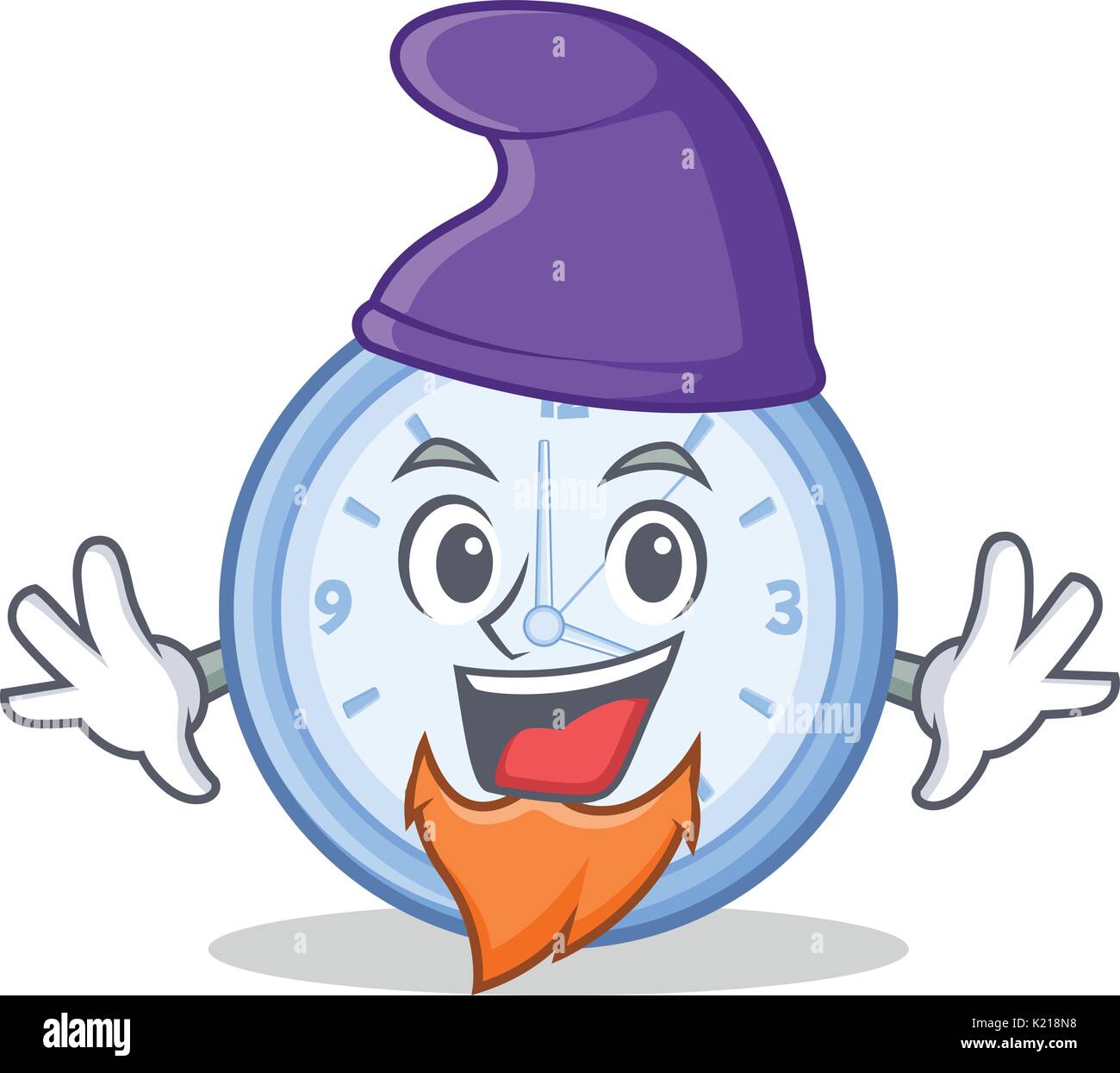 Elf clock character cartoon style Stock Vector Image & Art - Alamy