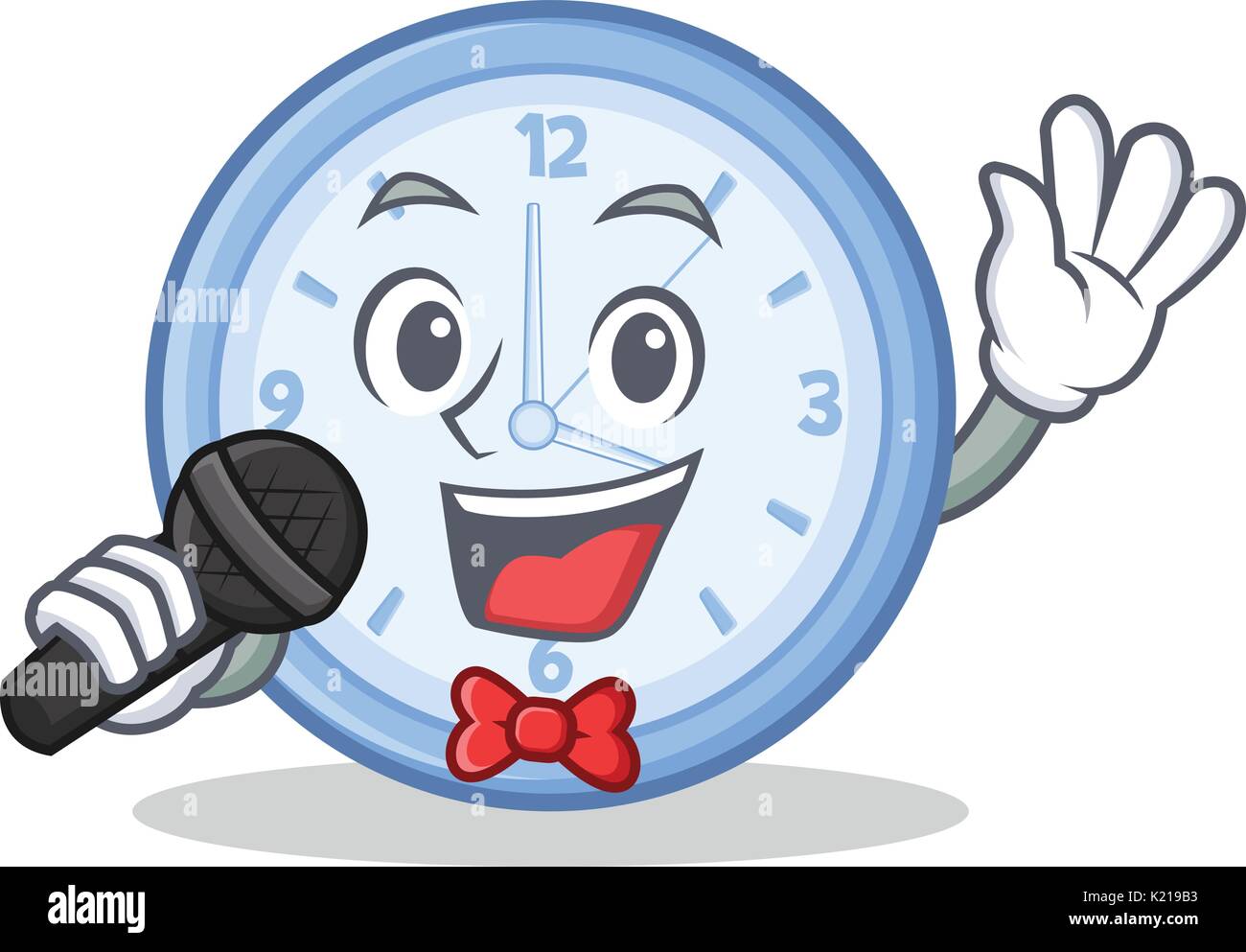 Singing alarm Stock Vector Images - Alamy