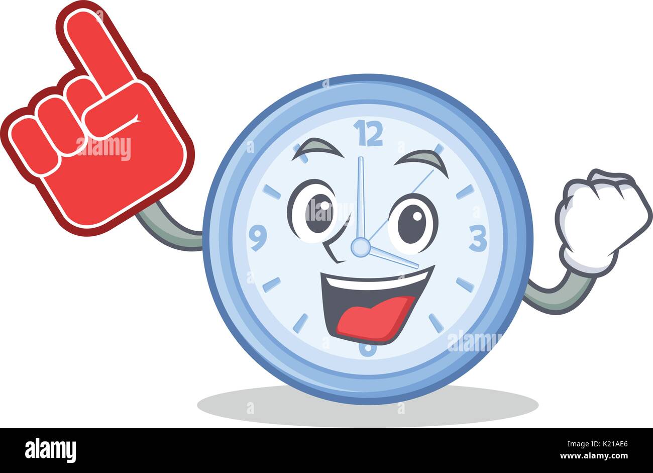 Finger clock Stock Vector Images - Alamy