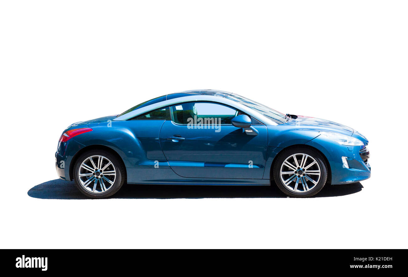 Blue sports car hi-res stock photography and images - Alamy