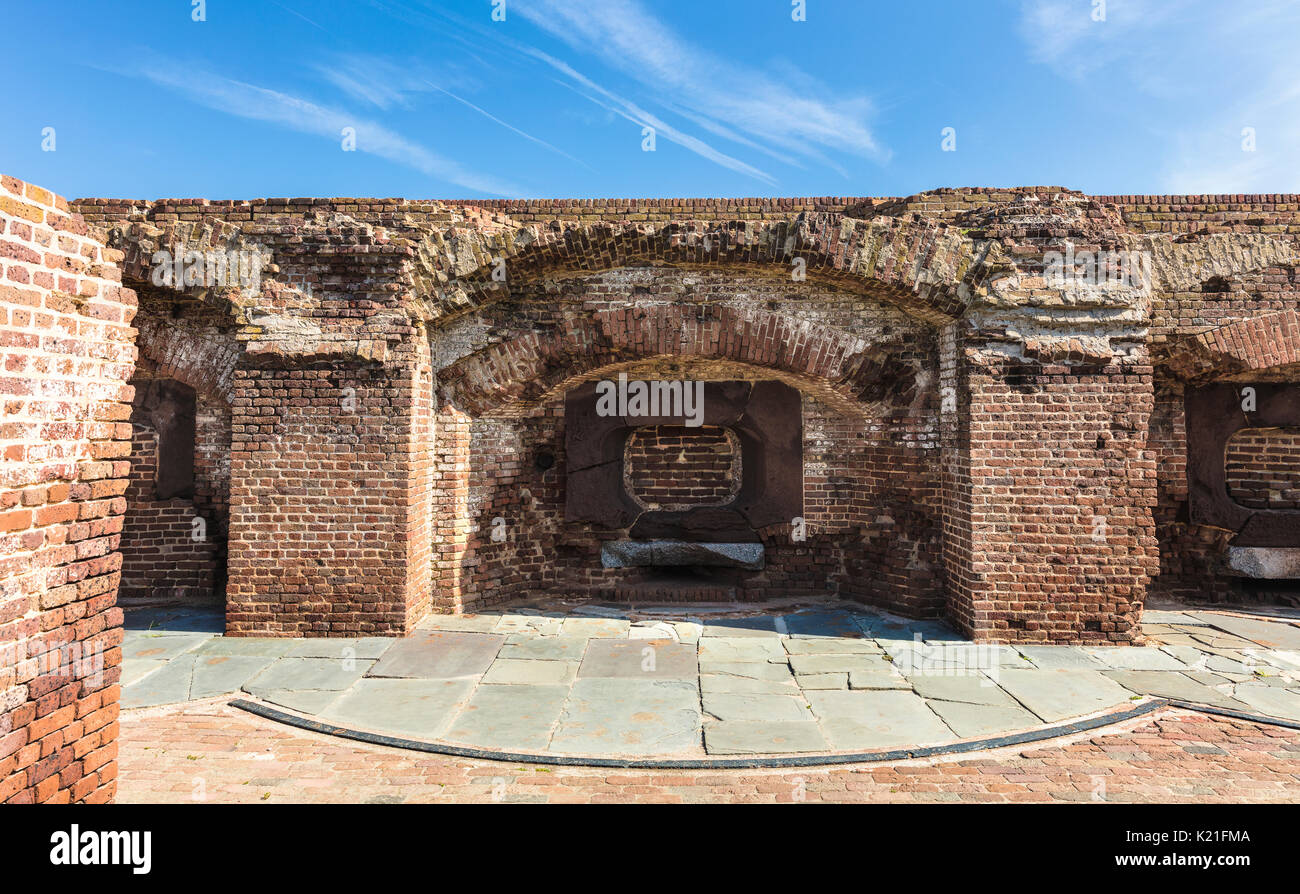 A view of Fort Sumter site in Charleston, South Carolina, USA Stock ...