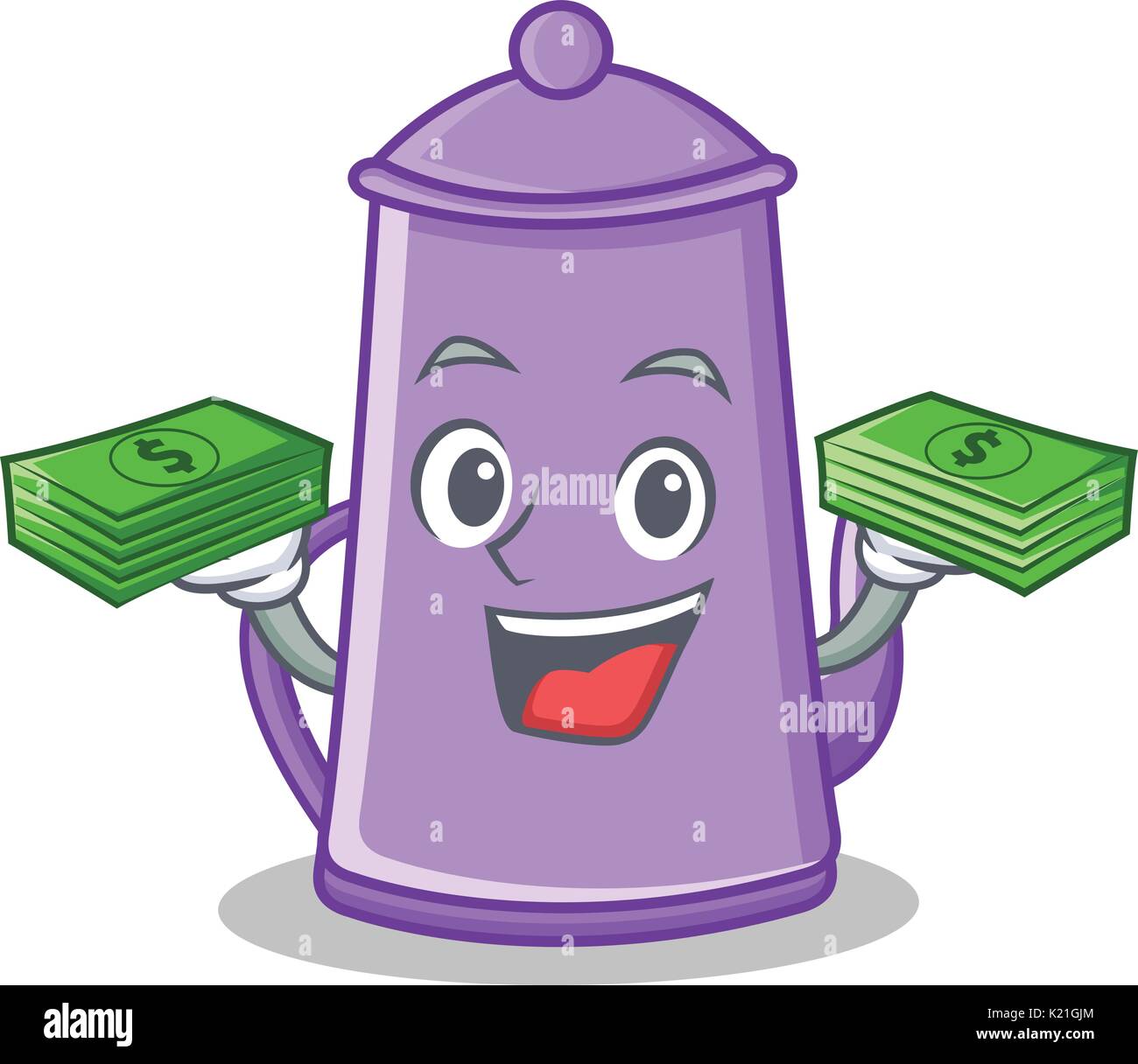 Money teapot Stock Vector Images - Alamy